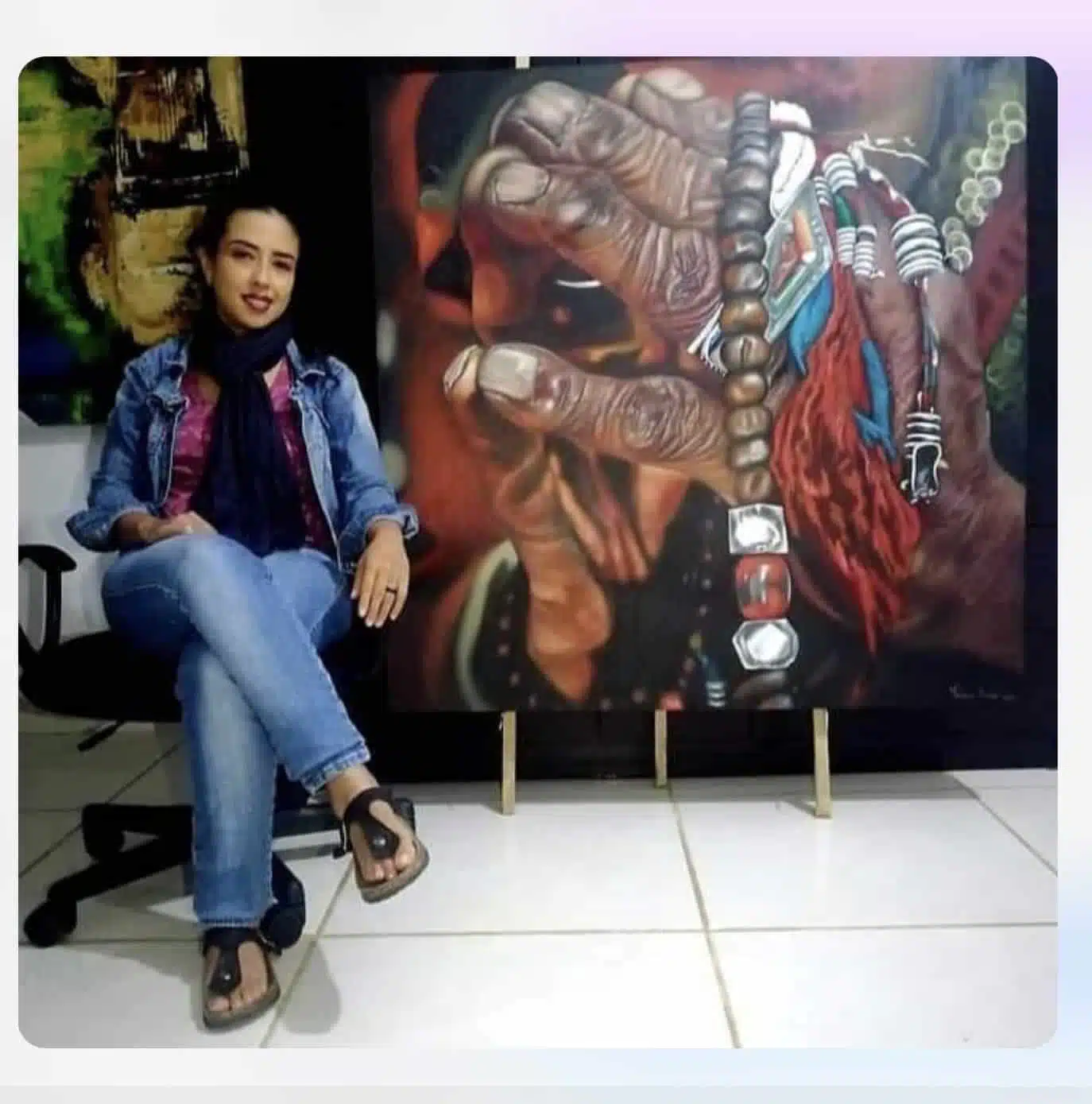 Yesenia's Art Captures Time, Creates Story