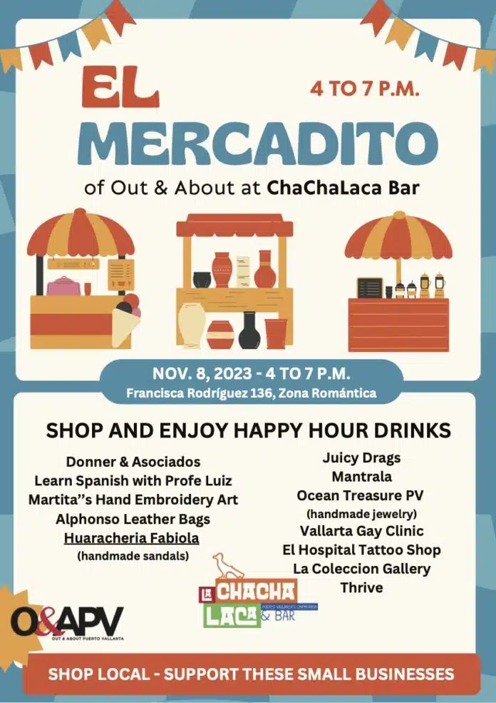 Happy Hour & Shopping at El Mercadito: Local Products & More
