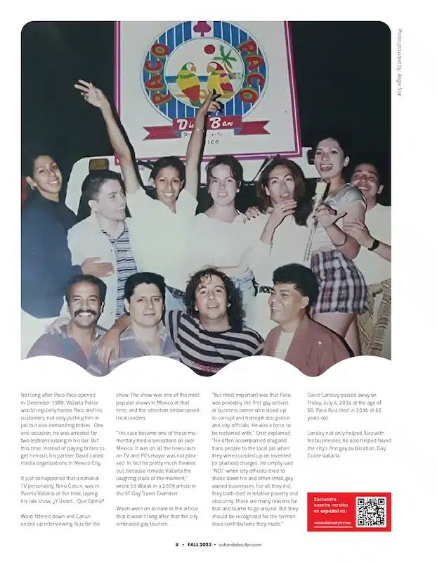 The Legacy of Paco Ruiz: Establishing Gay Puerto Vallarta