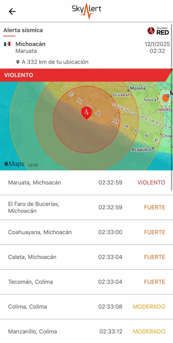 Michoacán Earthquake Felt in Puerto Vallarta